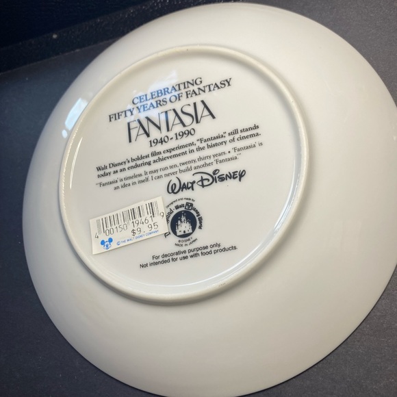 Disney | Other | Vintage Disney Fantasia Plates 65 New In Box ...